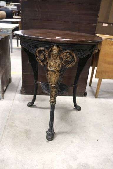 A. Reynolds & Co. Bar Fitters Leeds English Figural Cast Iron and ...