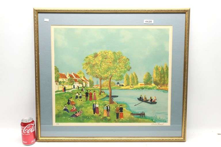 Artist-Signed Print - Dixon's Auction at Crumpton