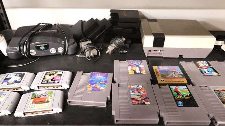 Video Game Lot, Nintendo 64, Nes Consoles, Games & Accessories - Dixon ...