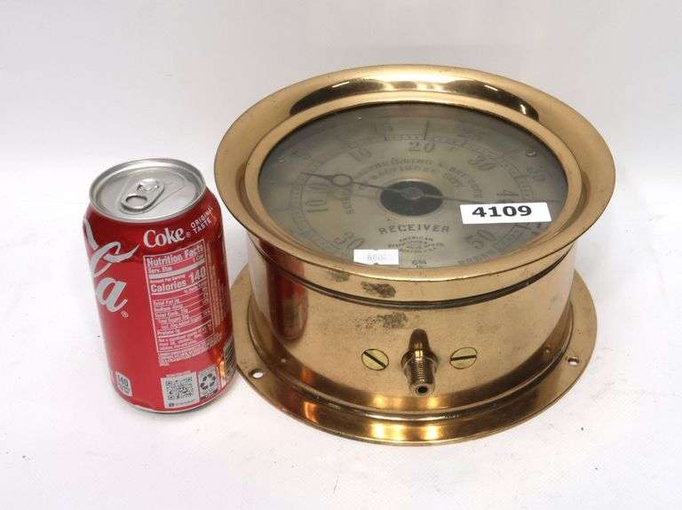 Skinner Shipbuilding & Dry Dock Co. Baltimore Steam Gauge - Dixon's ...