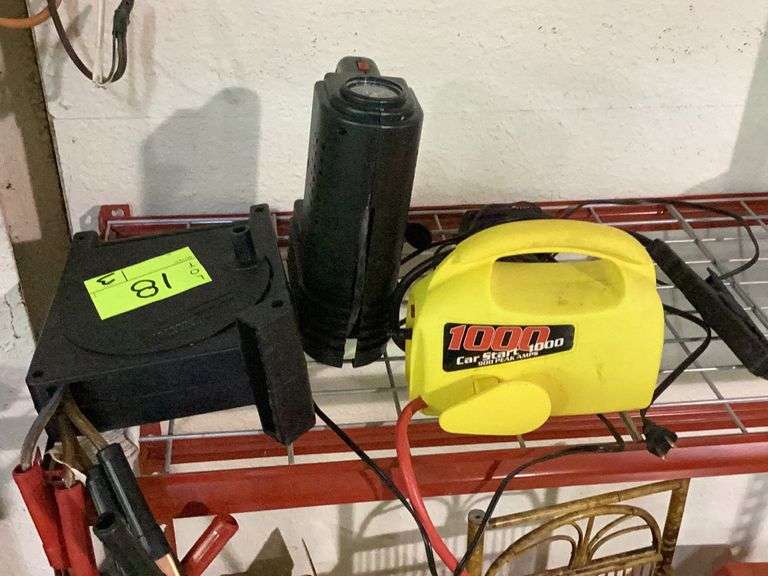 Jumper cables, Jumper and portable air inflation tool all one money ...