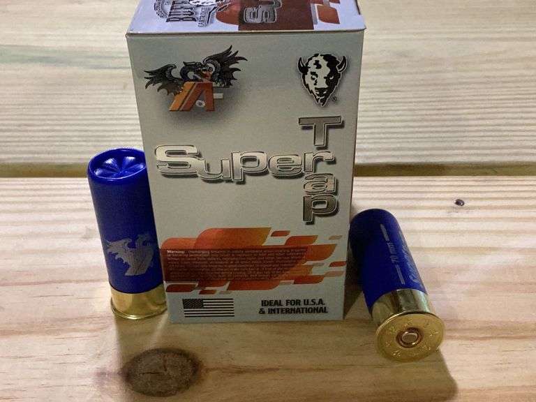 100 Rounds of 12 ga Super Trap Shells - Diamond G Auctioneers