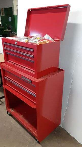 Task Force Top & Bottom Tool Box w/ Contents - Delaware Auction Center