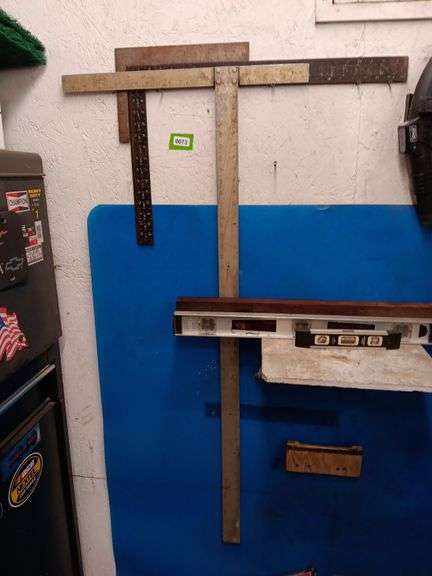 (2) Framing Squares, Drywall Square, (2) Levels - Delaware Auction Center