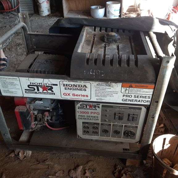 Northstar 13000 PPG Pro Series Generator - Delaware Auction Center