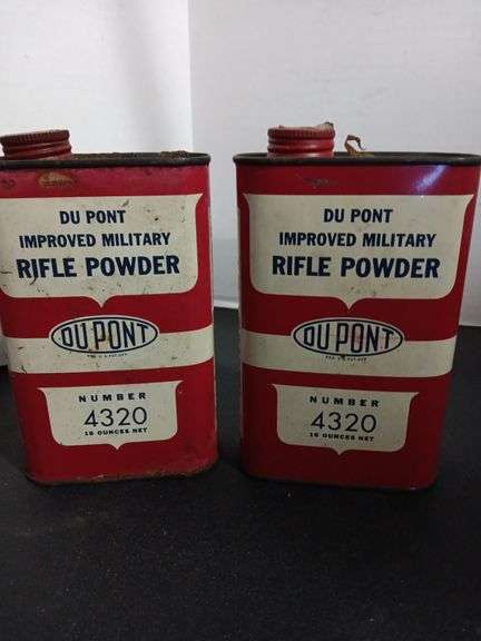 Dupont Rifle Powder Cans - Delaware Auction Center