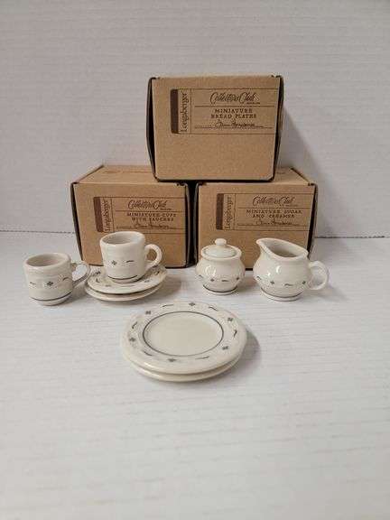Longaberger Miniature Pottery: - Delaware Auction Center