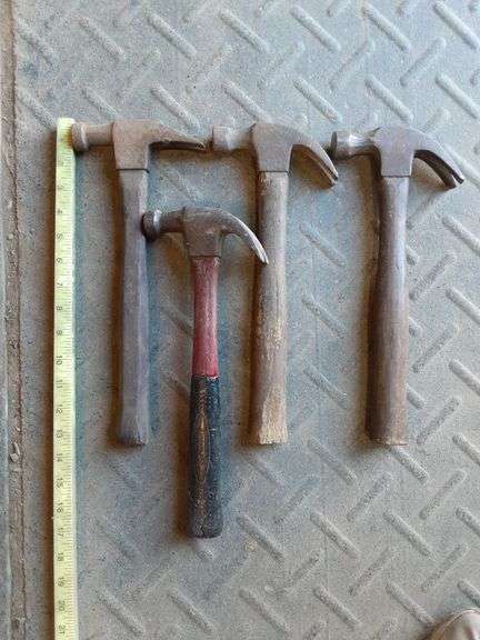 (4) Claw Hammers - Delaware Auction Center