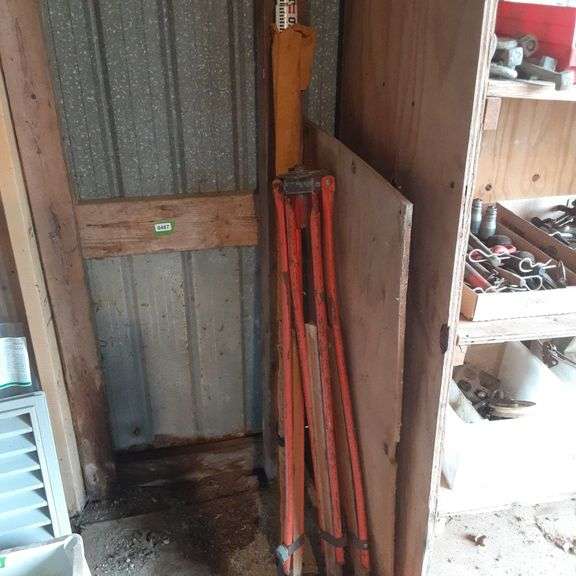 David White Realist Sight Level 8810 w/ Tripod & Survey Measuring Stick ...