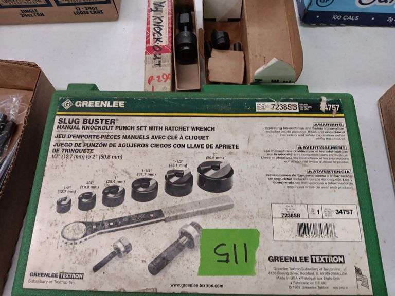 Greenly Slug Buster with Case - Delaware Auction Center