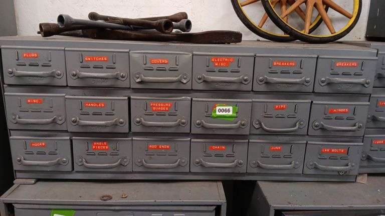 Equipto Parts Organizer with Hardware - Delaware Auction Center