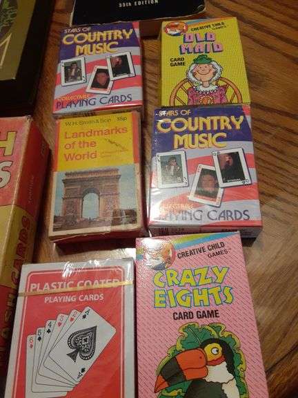 Assorted Decks of Cards & Games - Delaware Auction Center