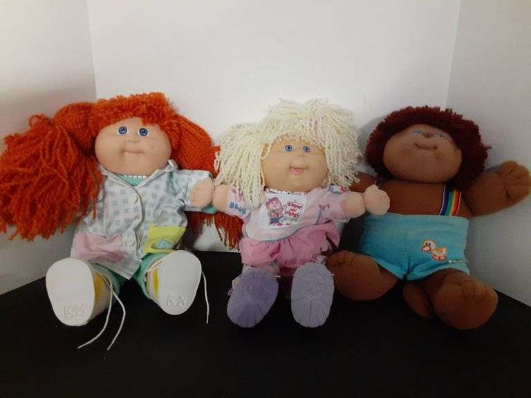 (2) Cabbage Patch Dolls, (1) Cabbage Patch Animal Baby - Delaware ...