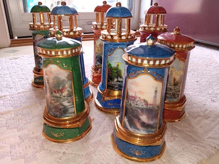 Collection of Thomas Kinkade's Musical Lighthouses - Delaware Auction ...