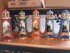 Collection of Thomas Kinkade's Musical Lighthouses - Delaware Auction ...