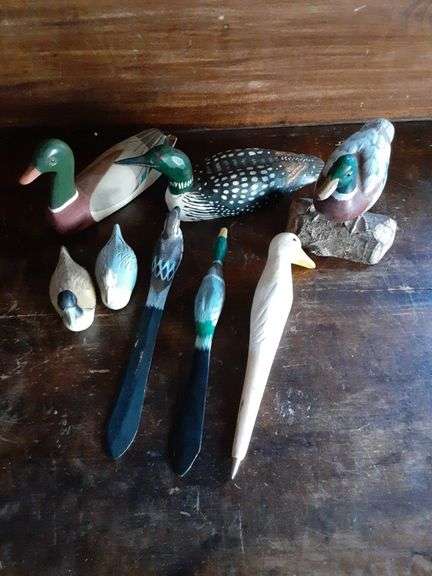 Collection of Miniature Duck Decoys - Delaware Auction Center