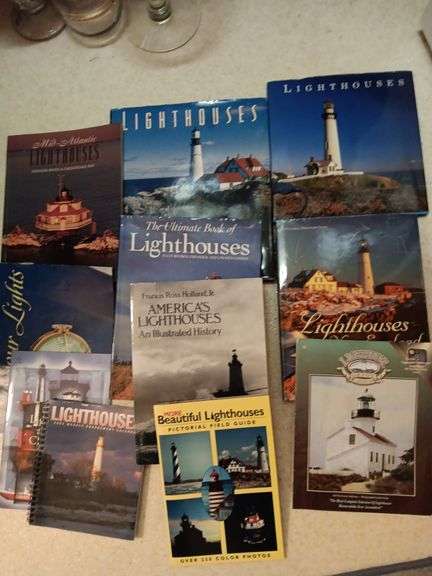 Assorted Lighthouse Books - Delaware Auction Center