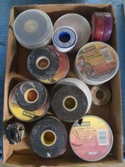 Large Assortment of Electrical and Plumbing Tape - Delaware Auction Center