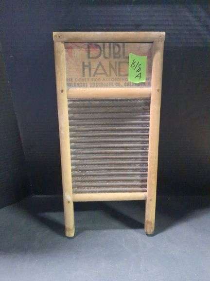 Double Hand Wash Board - Delaware Auction Center