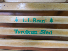 LL Bean Tyrolean Sled - Delaware Auction Center