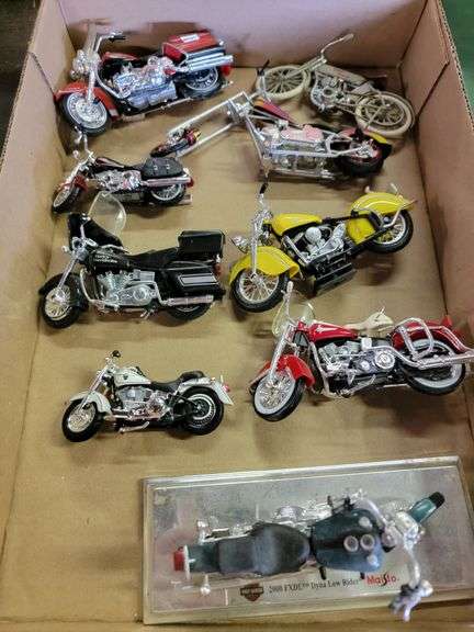 Assortment of Die Cast Motorcycles - Delaware Auction Center