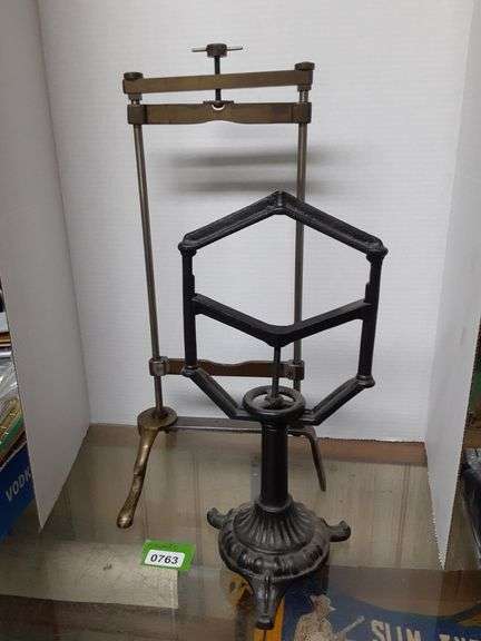 (2) Clock Repair Stands - Delaware Auction Center