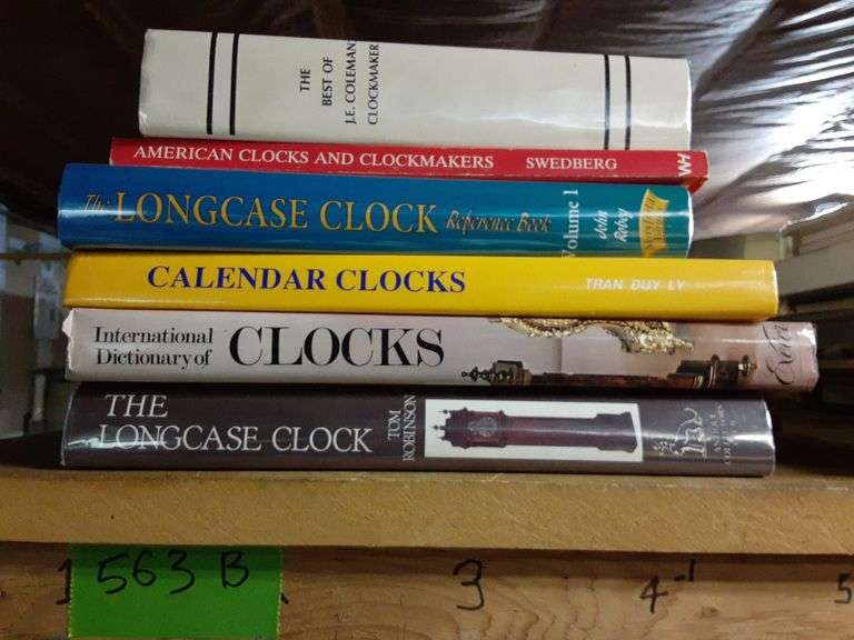 (6) Books on Clocks - Delaware Auction Center