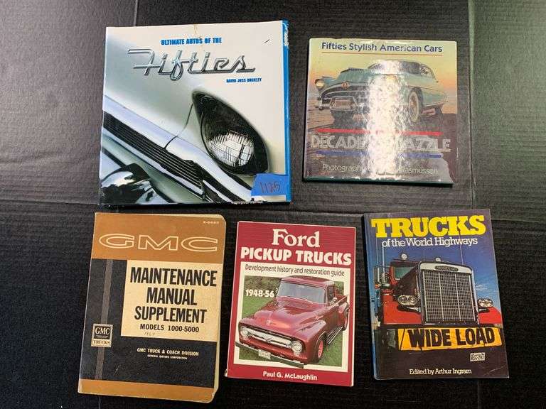Assortment of Automotive Books - Delaware Auction Center