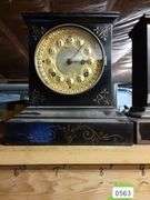 (2) Ansonia Metal Case Clocks - Delaware Auction Center