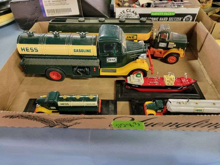 (3) Hess Miniatures & Tanker Truck - Delaware Auction Center