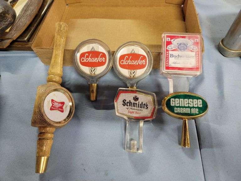 (6) Vintage Beer Tap Handles - Delaware Auction Center