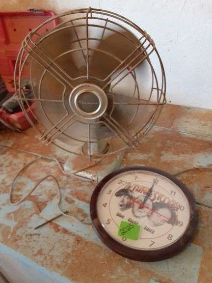 Vintage Oscillating Kenmore Fan & Three Stooges Wall Clock - Delaware ...