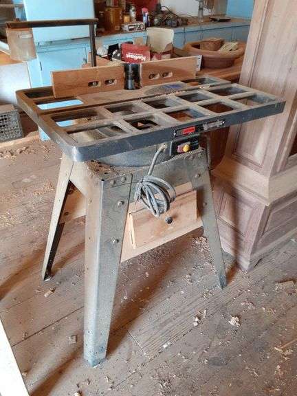 Vintage Craftsman Wood Shaper w/ Assorted Cutter Bits - Delaware ...