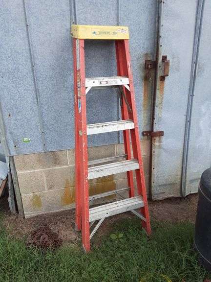 Werner 5 ft Type IA Fiberglass Step Ladder - Delaware Auction Center