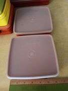 (6) Vintage Tupperware Stacking Containers - Delaware Auction Center