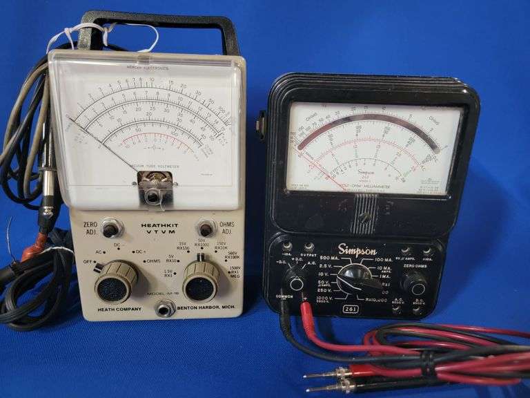 (4) Vintage Electrical Testers - Delaware Auction Center