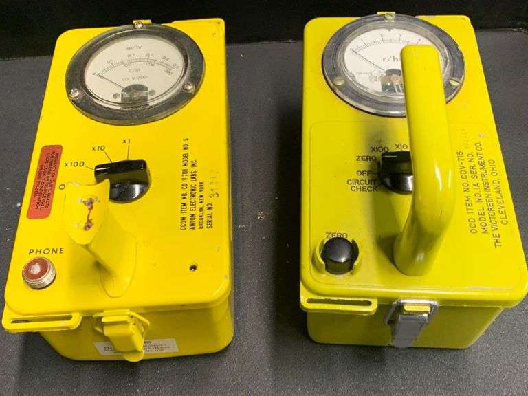Victoreen CDV Radiation Detectors (700 and 715) - Delaware Auction Center
