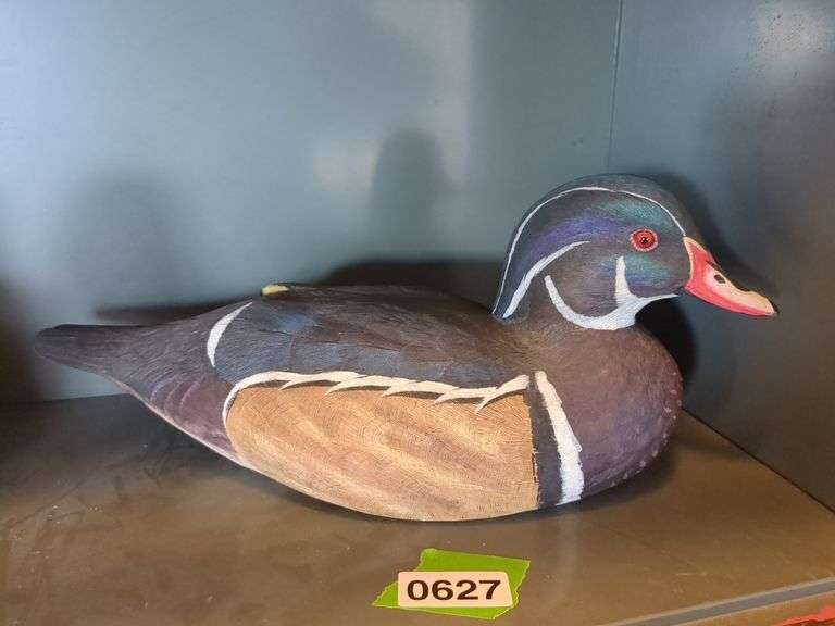 Signed Wood Duck - Delaware Auction Center