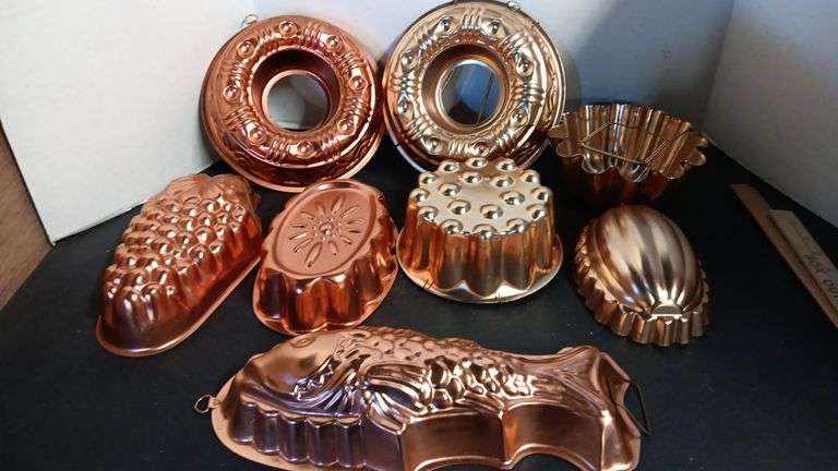 Copper Toned Molds - Delaware Auction Center
