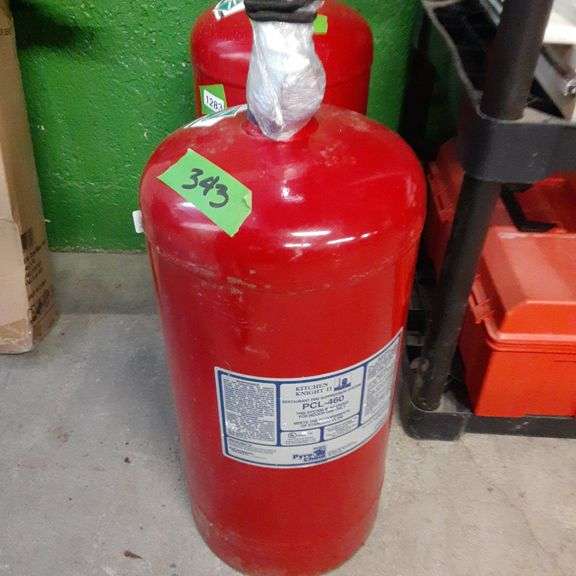 Kitchen Knight II Nitrogen Fire Suppression System PCL-460 Tank (FULL ...