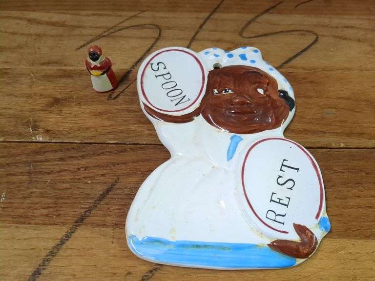 Mammy Spoon Rest and Figure - Delaware Auction Center