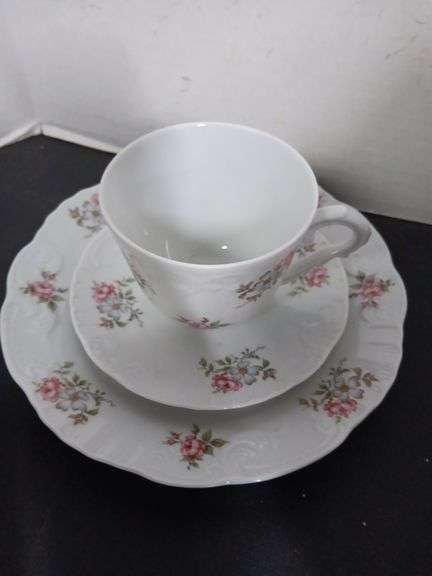 4pc Princess House Porcelain Dessert Plates & 8 pc Princess House ...