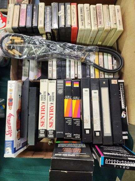 8 Tracks, Cassettes, and VHS - Delaware Auction Center