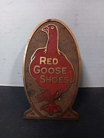 Red Goose Shoes Plaque - Delaware Auction Center