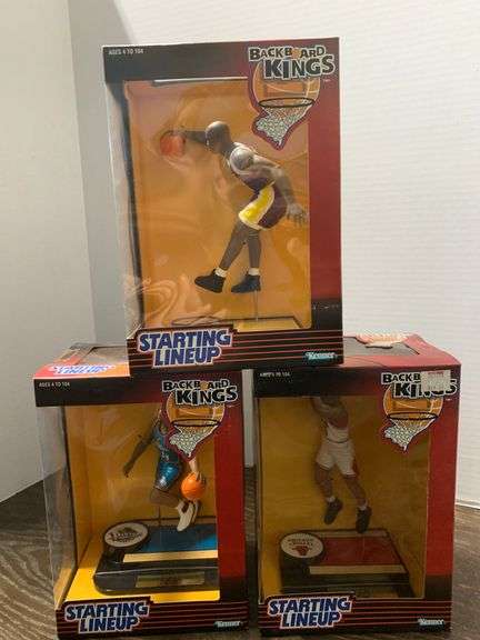 (3) Starting Lineup Backboard Kings - Delaware Auction Center