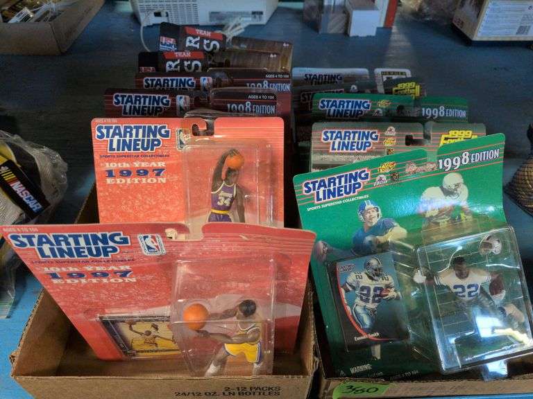 Starting Lineup Football and Basketball Action Figures - Delaware ...