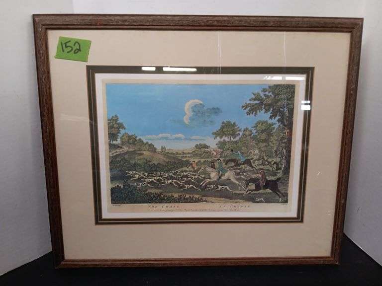 "The Chase" Framed Print - Delaware Auction Center