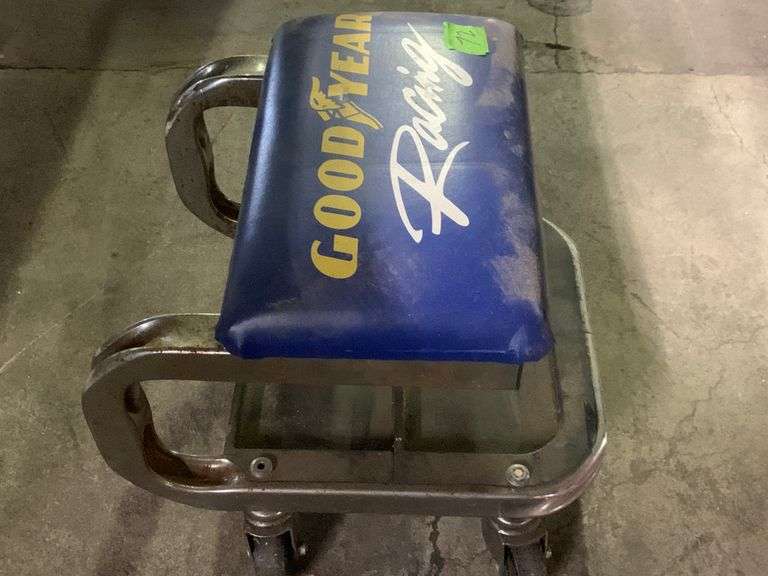 Goodyear Racing Mechanics Stool - Delaware Auction Center