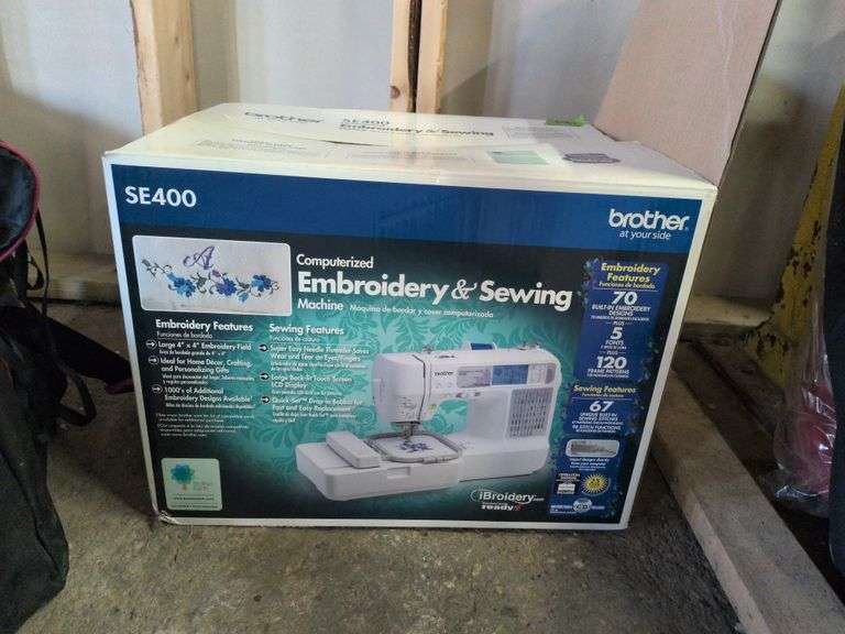 Brother SE400 Embroidery and Sewing Machine - Delaware Auction Center