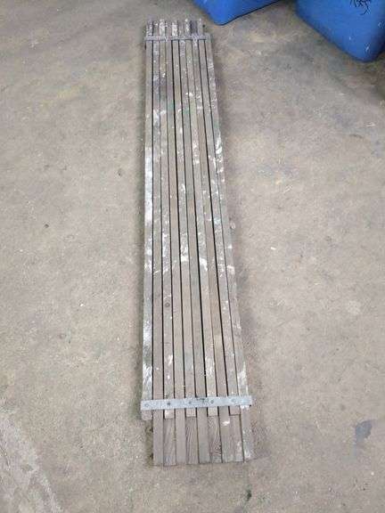 Vintage Wood Painters Scaffolding Plank - Delaware Auction Center
